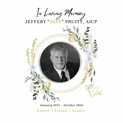 AL-APA Mourns Past-President Jeffery A. Pruitt, AICP - American ...